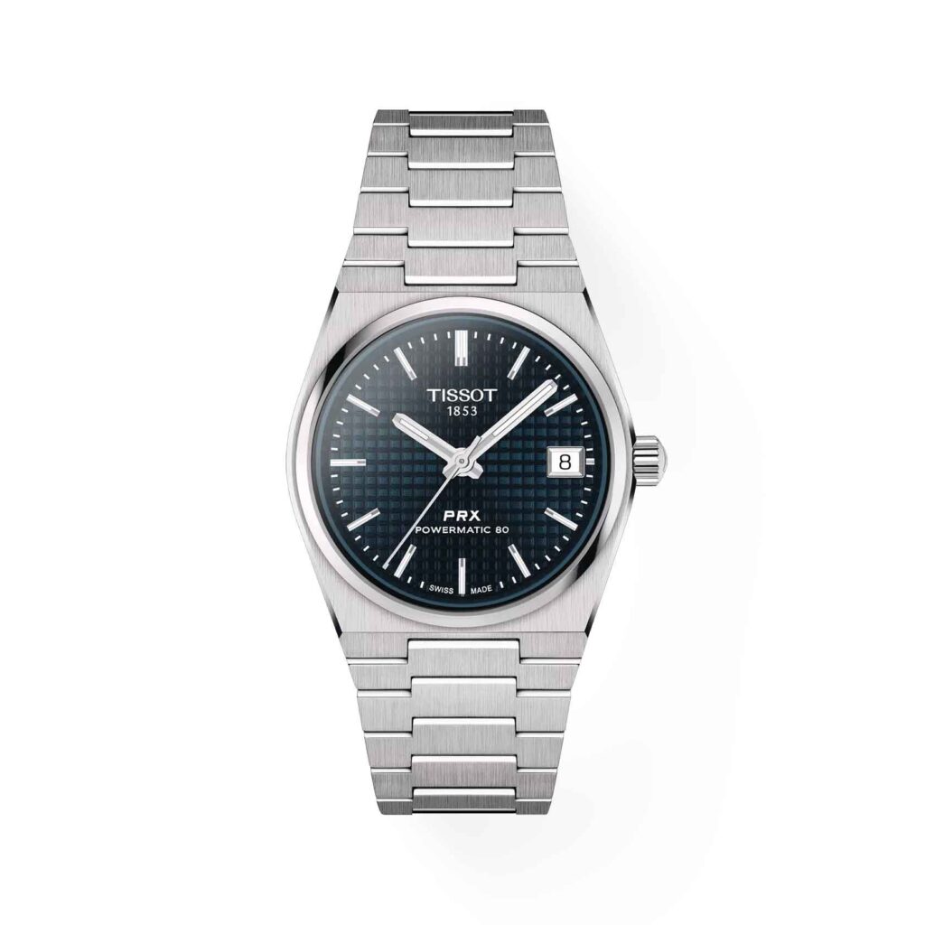 Tissot PRX Powermatic 80 Dark Blue Dial 35mm - Nairns Swiss Watch Services